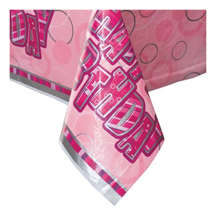 Plastduk Happy Birthday Rosa | Partykungen