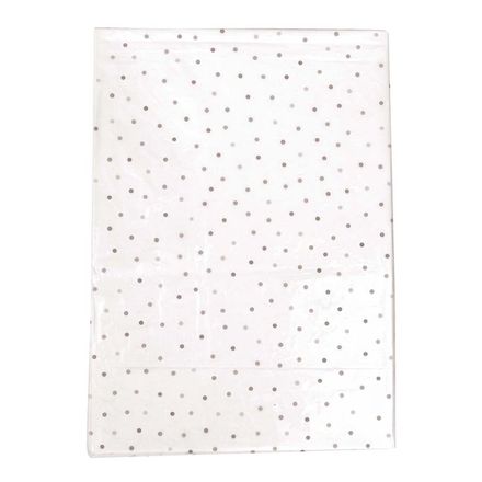 Plastduk Prickig Vit | Partykungen