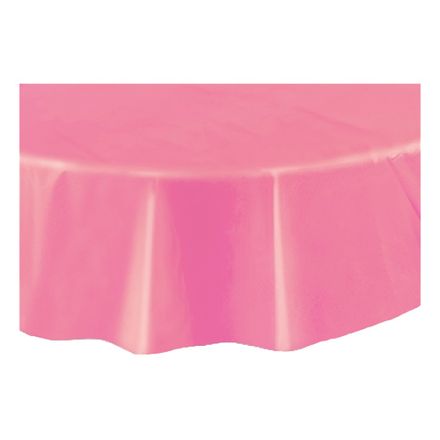Plastduk Rund Rosa | Partykungen