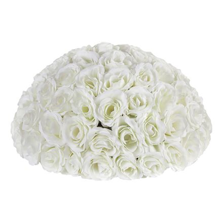Hvite Roser Borddekorasjon | Partyking