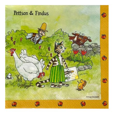 Servietter Høner Pettson & Findus | Partyking