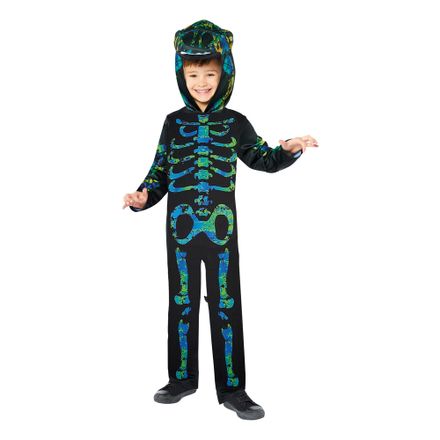 Skelett Dino Barn Maskeraddräkt | Partykungen