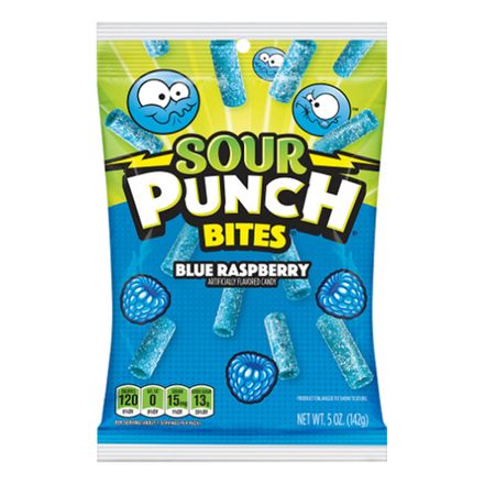 Sour Punch Bites Blue Raspberry | Partykungen