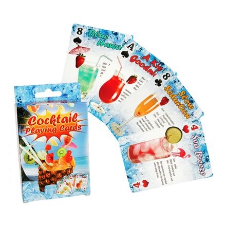 Spillkort med Cocktailoppskrift | Partyking