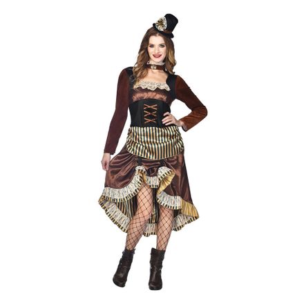 Steampunk Dam Maskeraddräkt | Partykungen