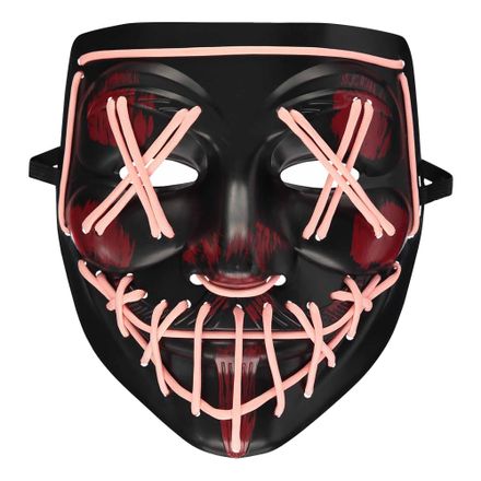 Blood Splatter Svart/Röd Mask | Partykungen