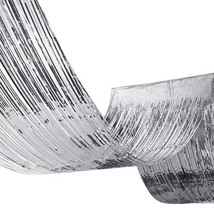Takgardin Metallic Silver Fransar | Partykungen
