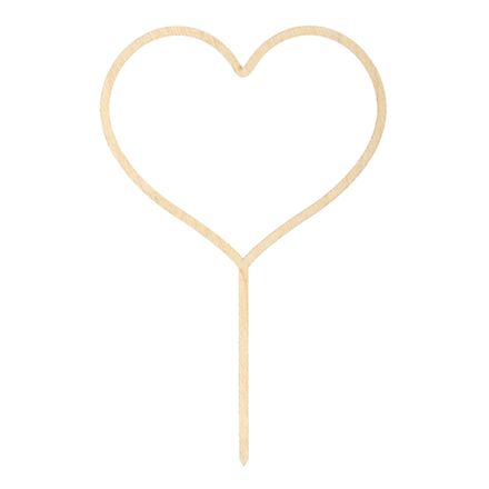Kakedekorasjon Hjerte av Tre | Partyking