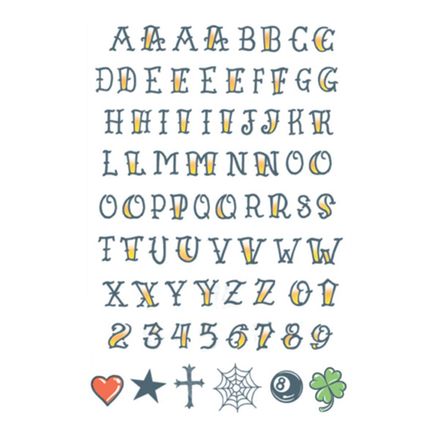 Tatoveringer for Knoker Bokstaver og Symboler | Partyking