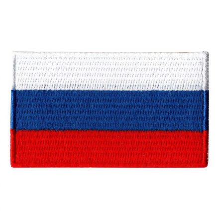 Stofmærke Flag Rusland | Partyking
