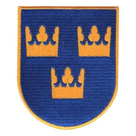 Stofmærke Sveriges Våbenskjold | Partyking