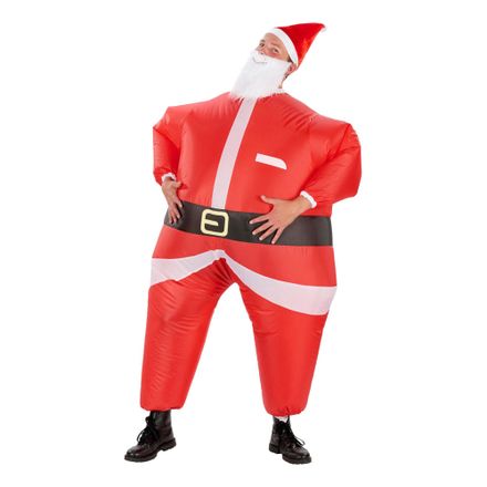 Oppustelig Julemand Kostume | Partyking