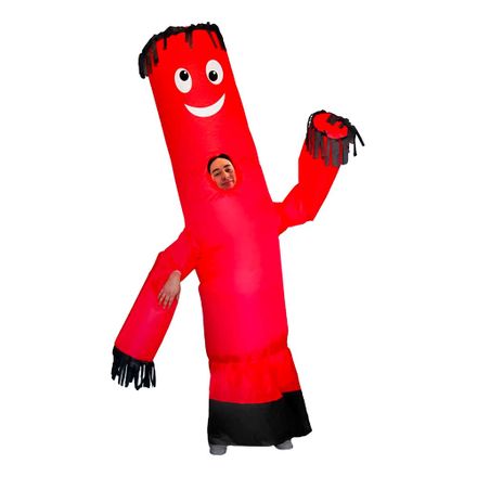 Oppustelig Wavy Man Kostume | Partyking