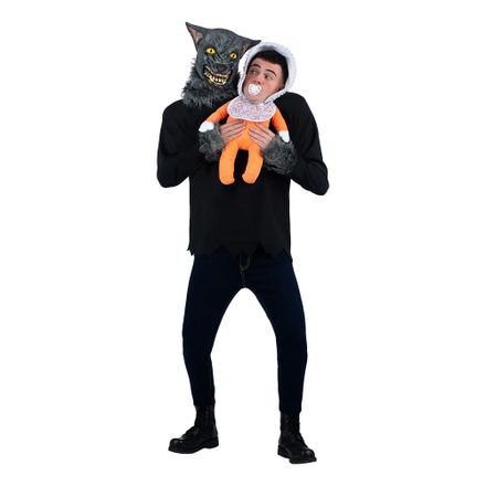 Varulv med Baby Maskeraddräkt | Partykungen