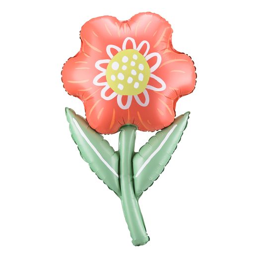 Folieballong Blomma Rosa | Partykungen