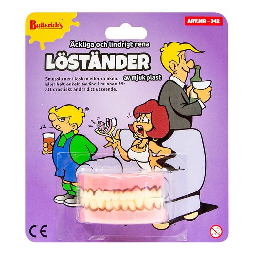 Løstenner – Morsomme og kule falske tenner til fest | Partyking
