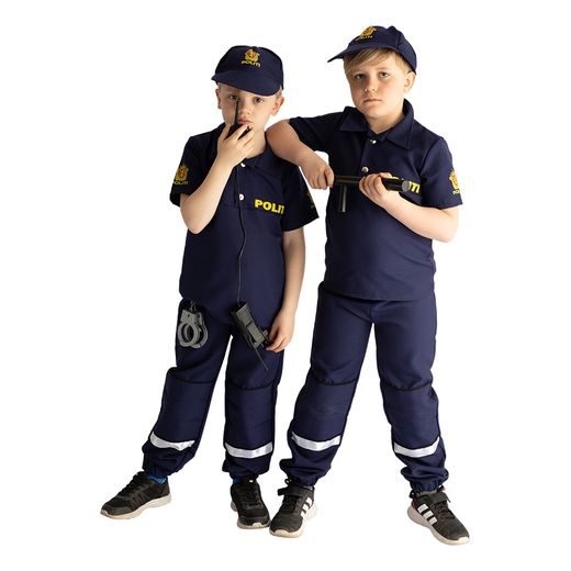Svensk Polis Barn Maskeraddräkt | Partykungen
