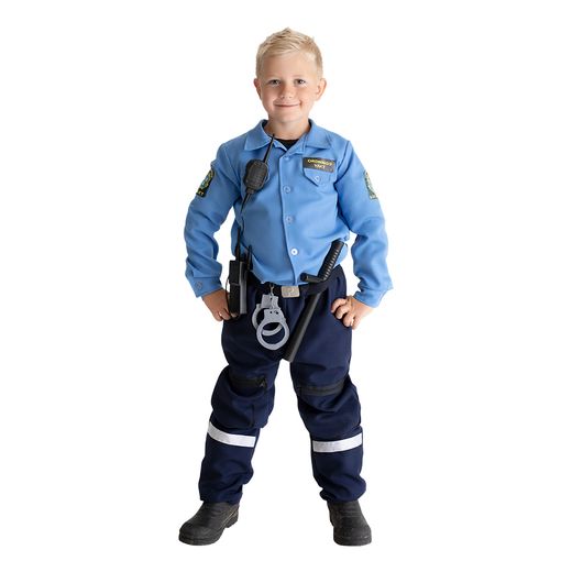 Svensk Polis Barn Maskeraddräkt | Partykungen