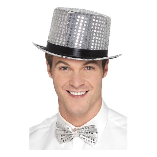 Paljettväst Silver | Partykungen