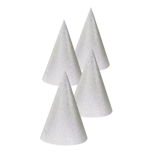 Partyhattar Holografiska Silver | Partykungen