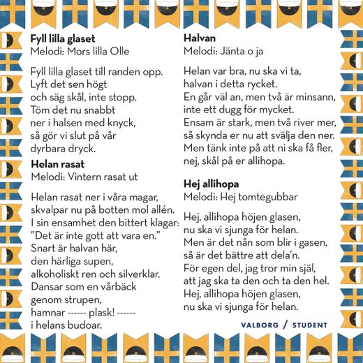 Roliga snapsvisor till midsommarfesten | Partykungen