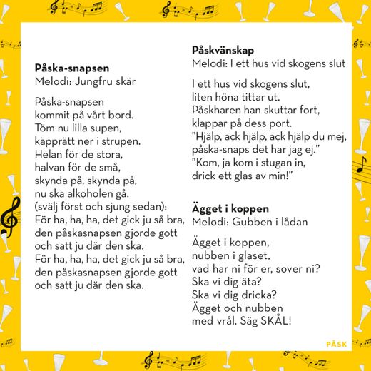 Roliga snapsvisor till midsommarfesten | Partykungen